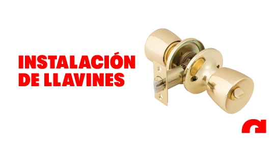 Instalación de llavines